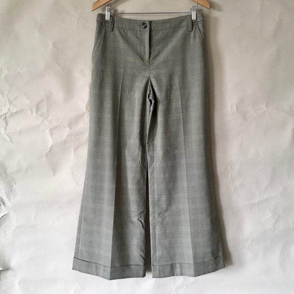 Dalia | Pants & Jumpsuits | Dalia Cuffed Wide Leg Slack Euc 8p | Poshmark